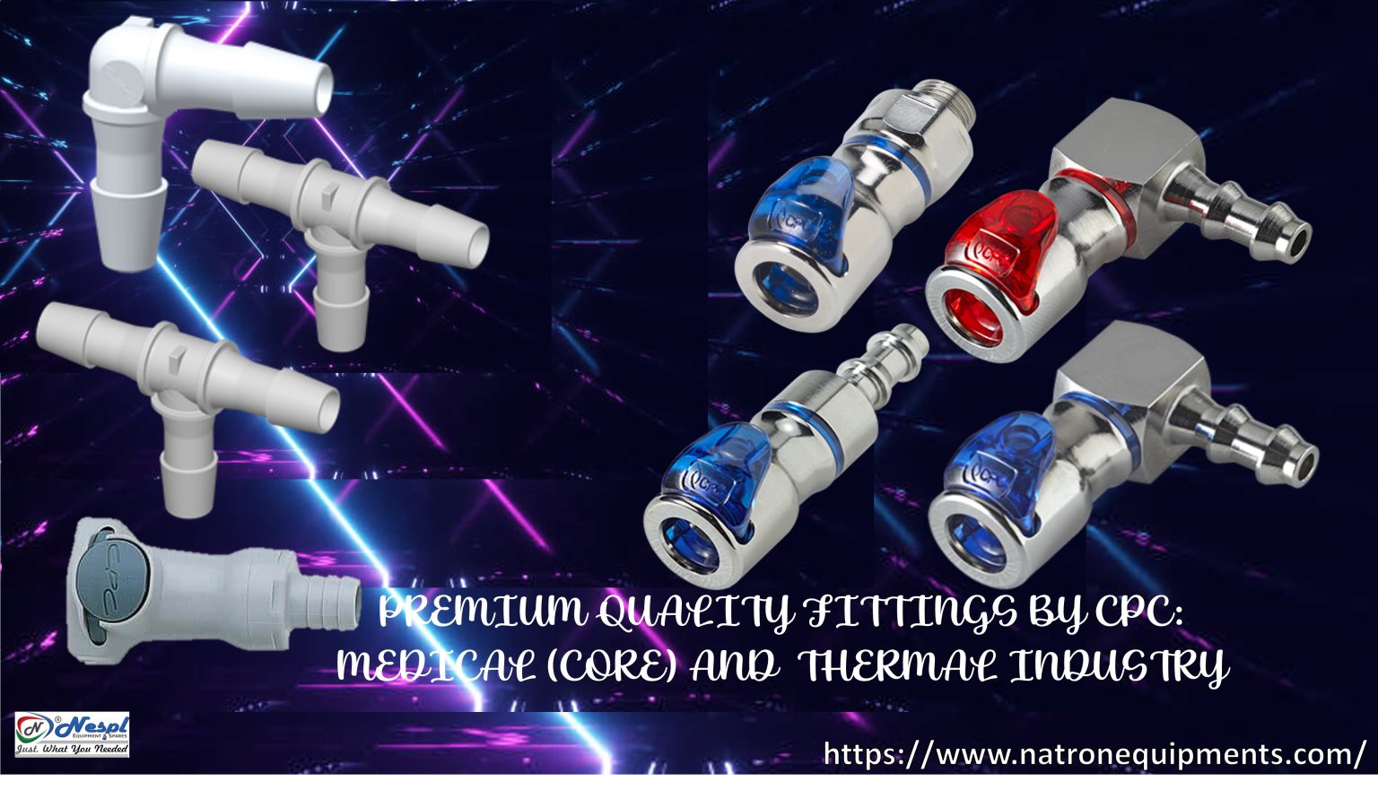 CPC Quick Connects and Disconnects Fittings - Natron Equipments Blog