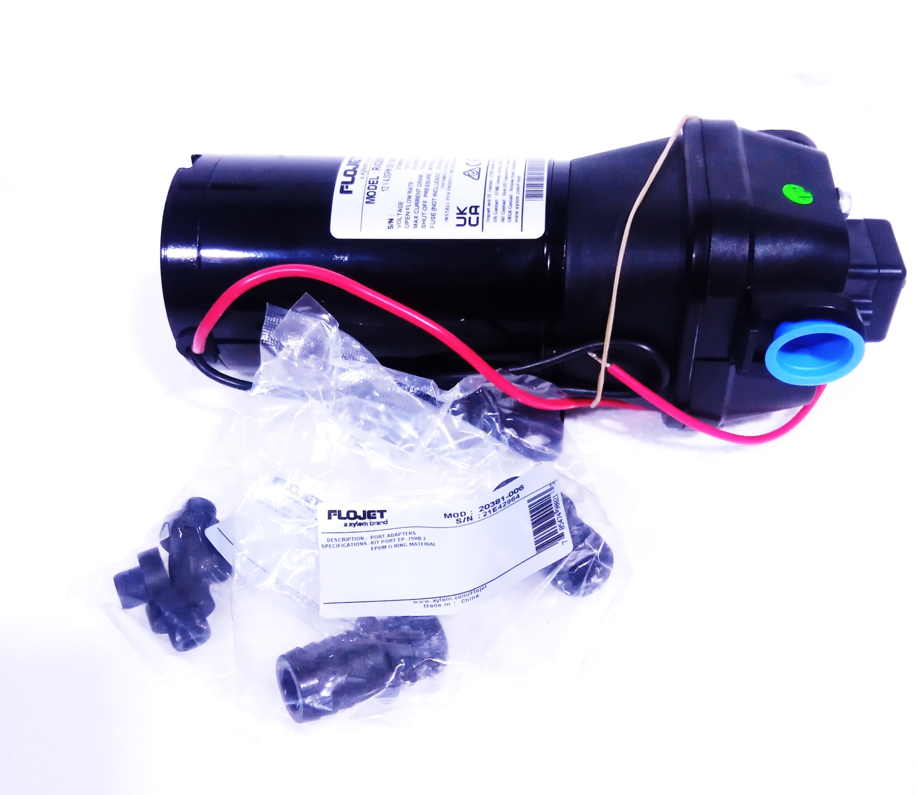 R4300143A FLOJET SELF PRIMING DIAPHARAGM PUMP 12V
