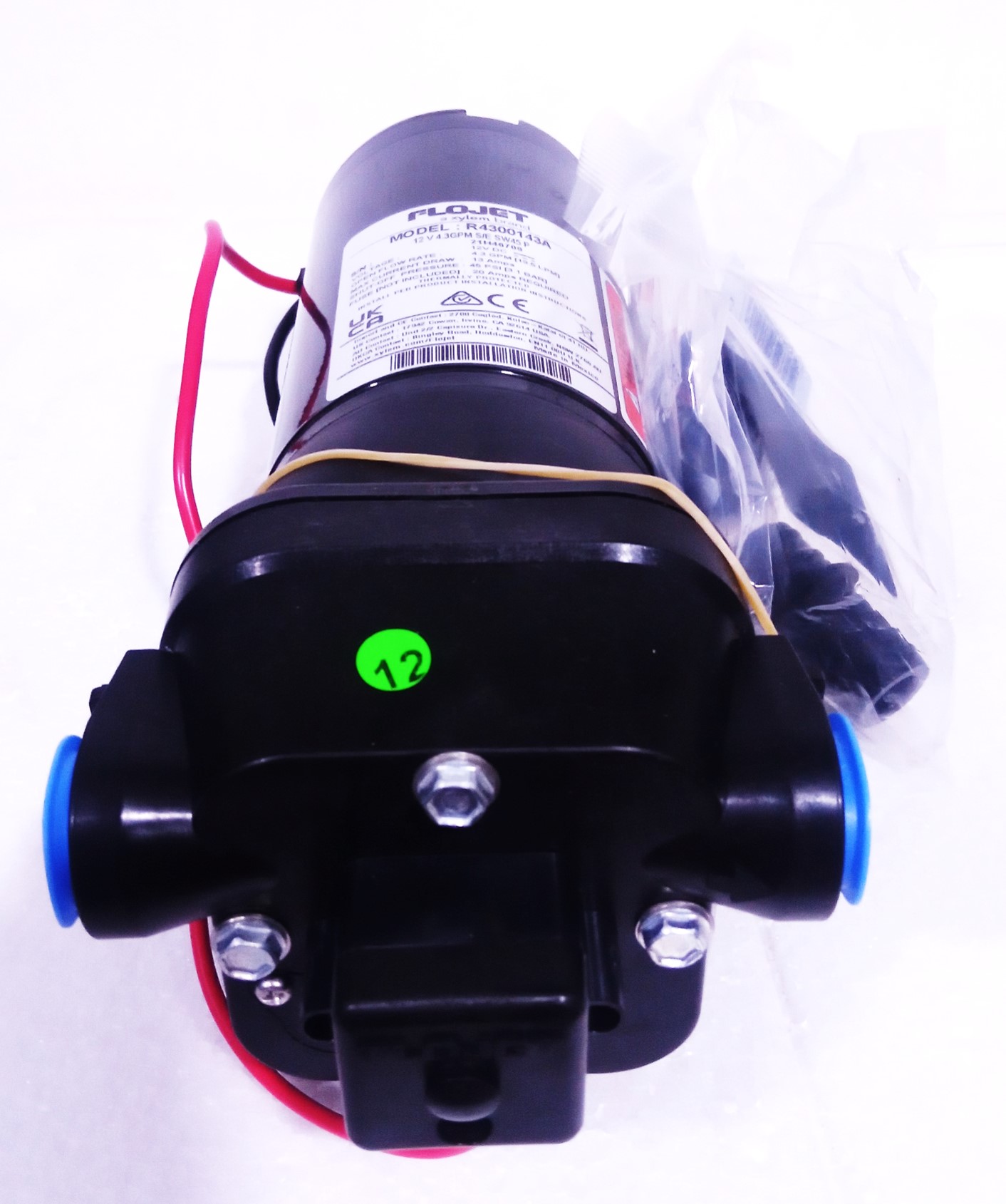 R4300143A FLOJET SELF PRIMING DIAPHARAGM PUMP 12V