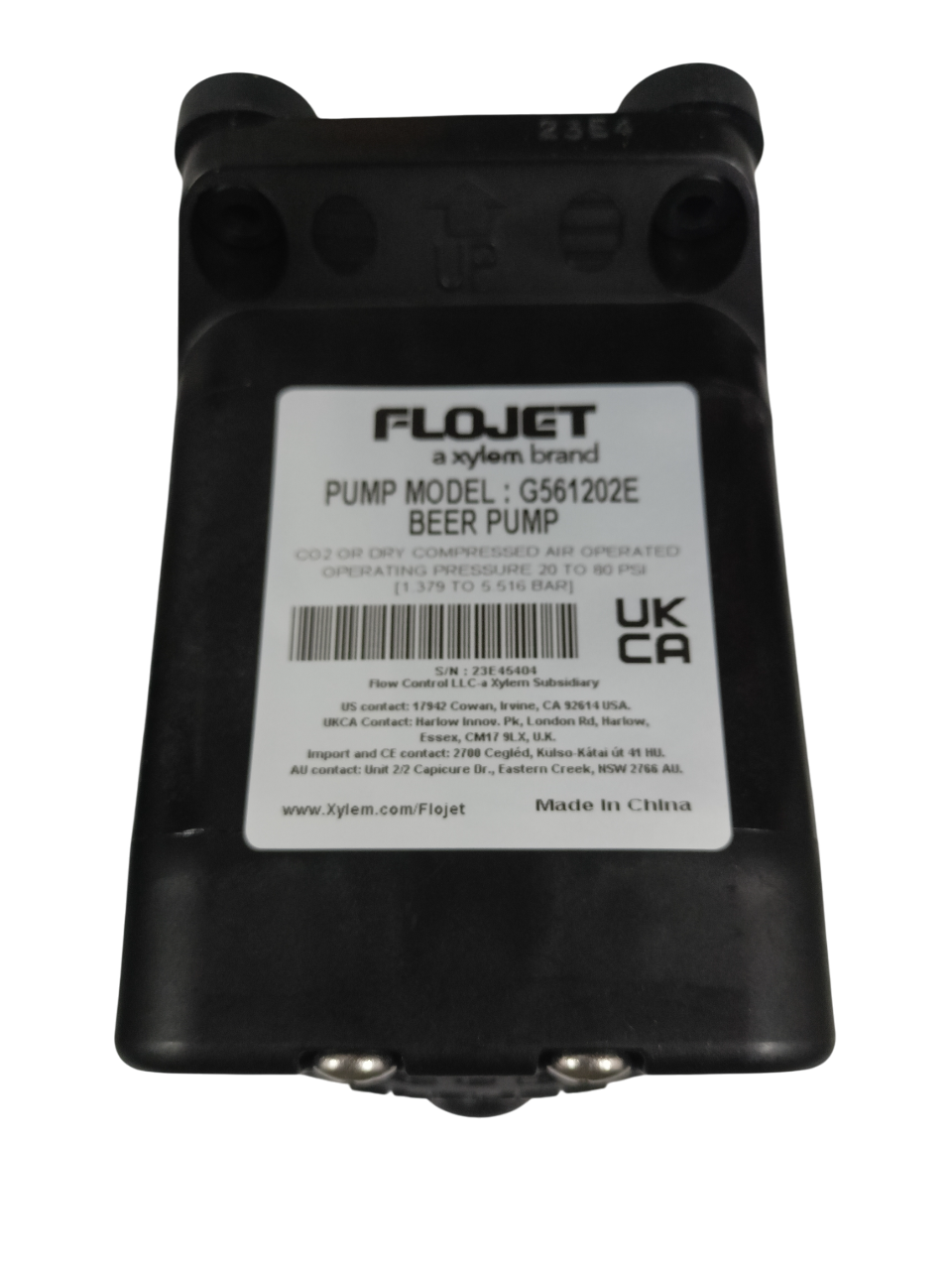G-56 Flojet Air Driven Pump | Beer Dispensing Pump