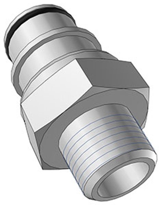 HFCD24635 3/8 NPT Valved Coupling Insert