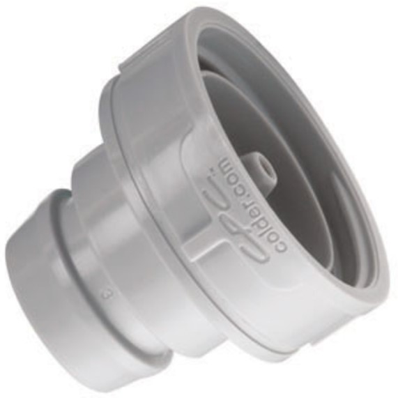 IUDCDTCN3803 IdentiQuik 38mm Valved Threaded Cap with RFID, acetal