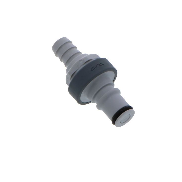 NS4D22006 3/8 Hose Barb Valved In-Line Coupling Insert