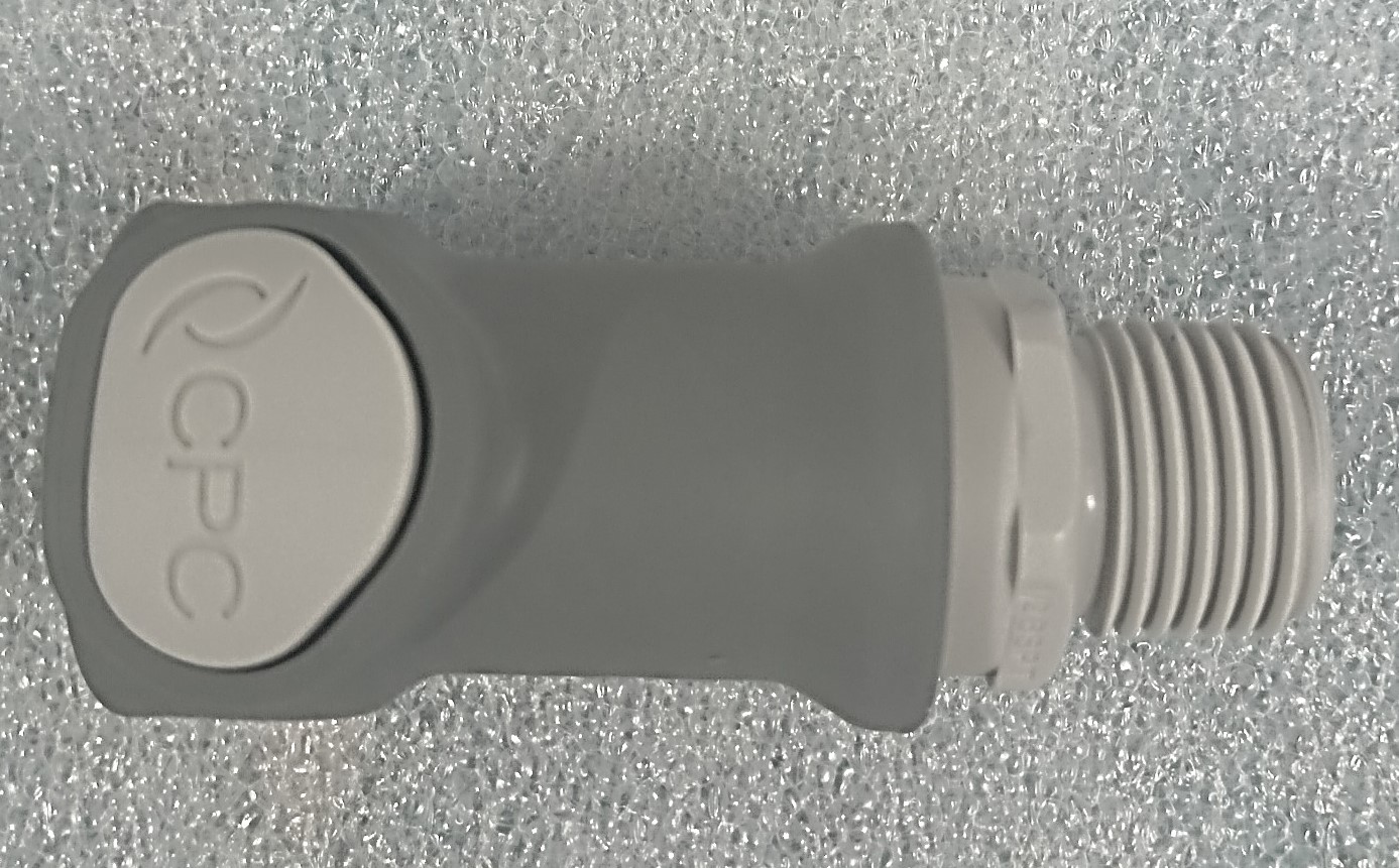 NS6D10008BSPT 1/2 BSPT Valved Coupling Body