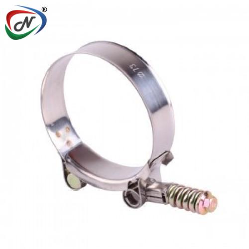 19mm Bandwidth Heavy Duty Zinc Plated T Spring Loaded Pipe Clamp